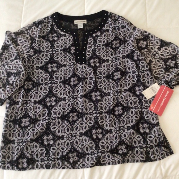 Cathy Daniels | Tops | Embellished Tunic Cathy Daniels Woman | Poshmark